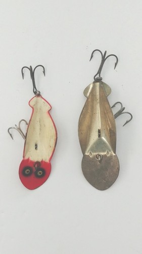 2 / Vintage BUCK'S BAITS BUCK PERRY SPOONPLUG 3.5" Wobbler Spoon ...