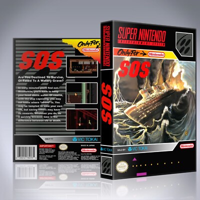 SNES Case - NO GAME - SOS | eBay