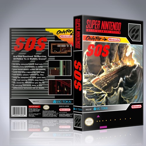 SNES Case - NO GAME - SOS | eBay