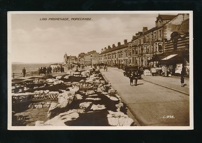 Lancashire MORECAMBE Lido Promenade c1930/40s? RP PPC | eBay UK