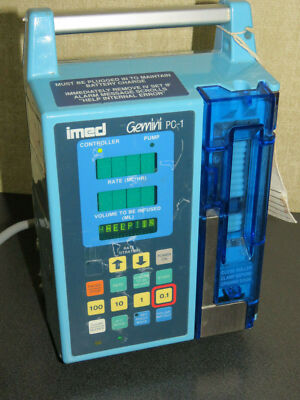 IMED Gemini PC-1 VOLUMETRIC INFUSION pump - Powers up - Sold PARTS ...