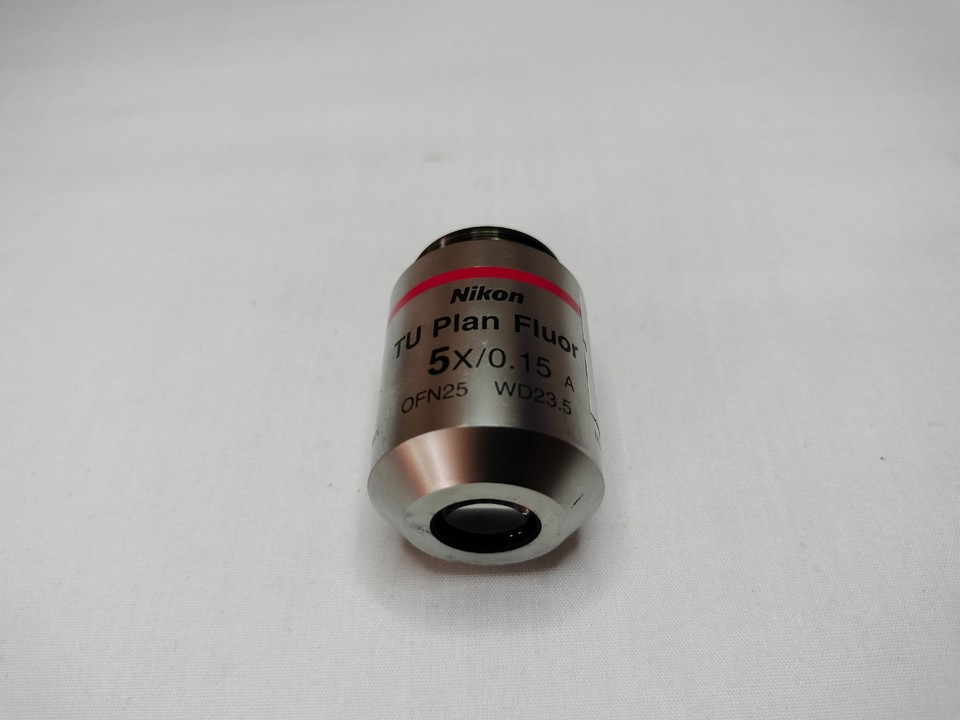 Nikon TU Plan Fluor 5x/0.15 A ∞/0 EPI OFN25 WD23.5 Objective Lens | eBay