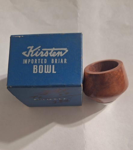KIRSTEN Imported Briar Estate Pipe Stummel Bowl Medium Size, Mandarin ...