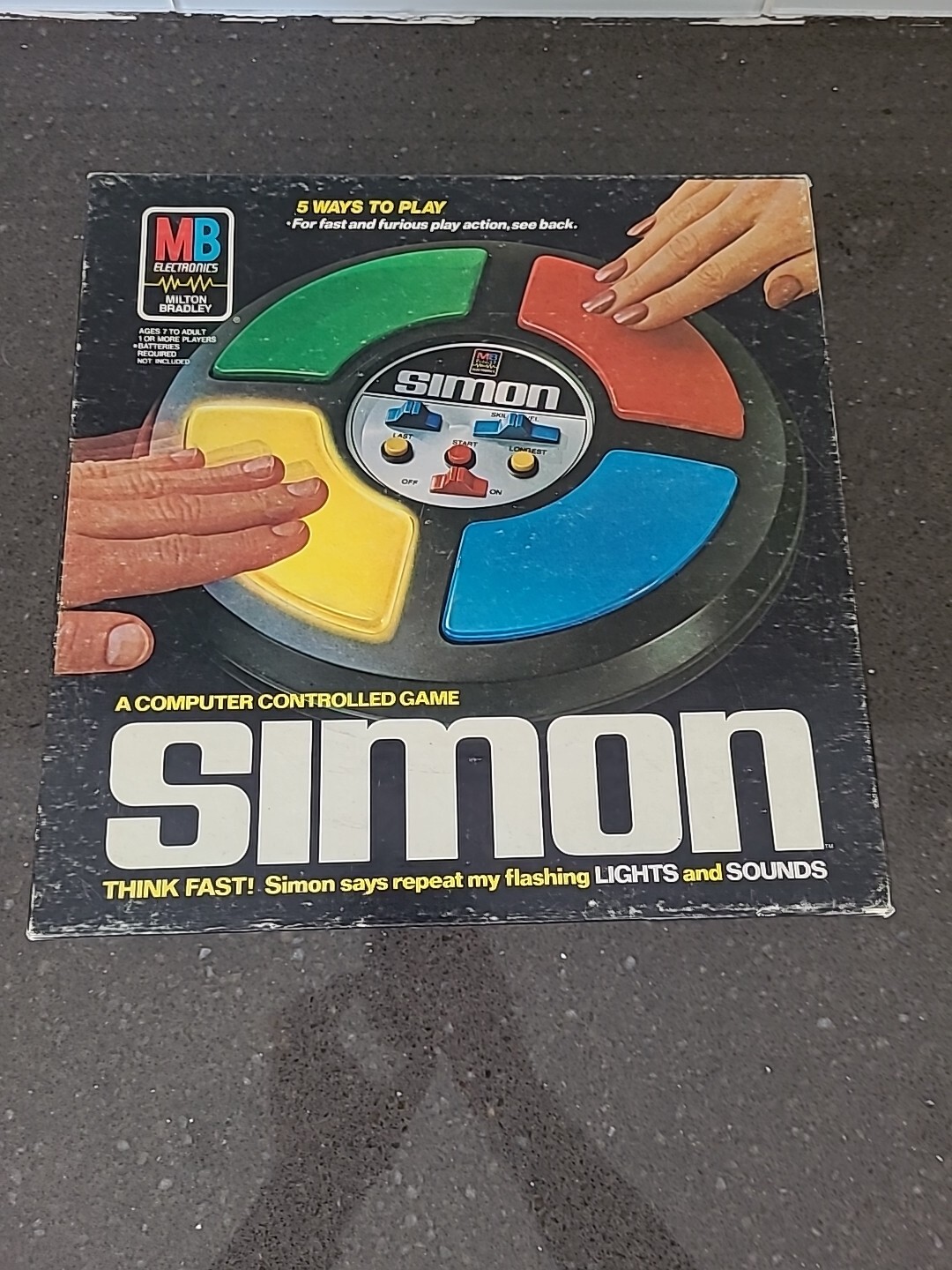 Vintage 1978 Simon Electronic Game Original Box Milton Bradley Complete ...