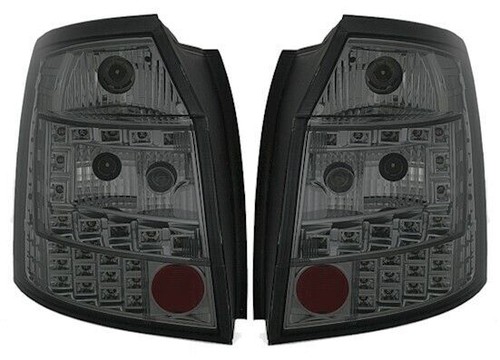 LED Rear Tail Lights Black Smoke for Audi A4 B6 8E Avant From 2001-2004 ...