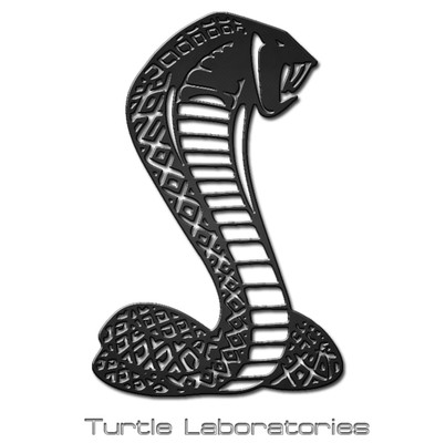 Cobra Sign Metal Wall Art Hanging Home Decor Snake Ford Mustang Serpent ...