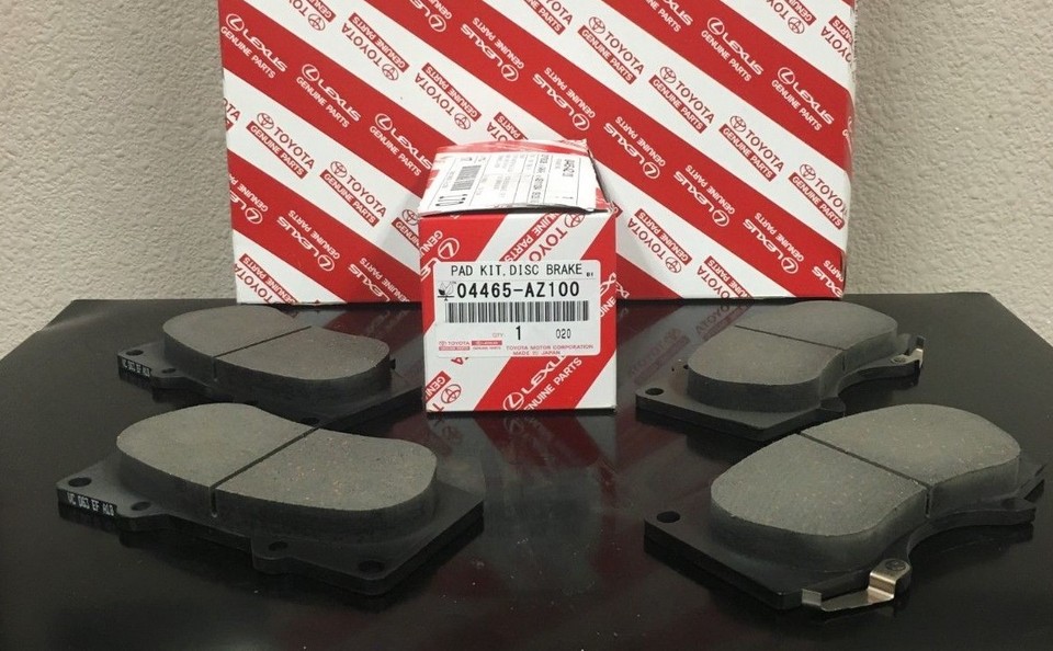 2003-2021 TOYOTA 4RUNNER FRONT & REAR BRAKE PADS GEN OEM 04465-AZ300 ...