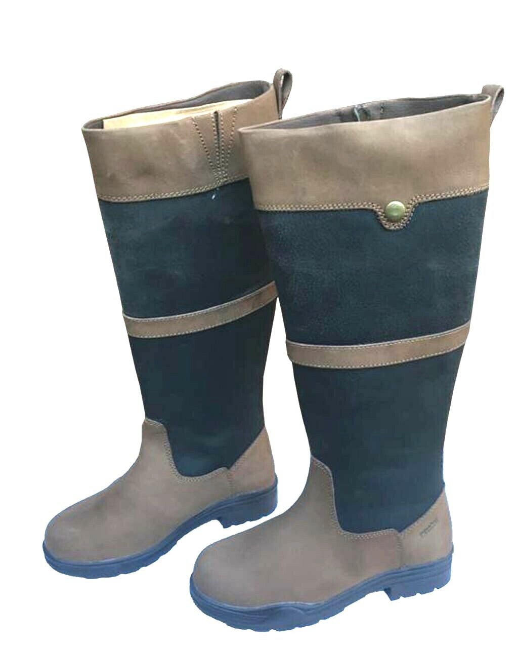 NEW PoleStar London Waterproof Leather Riding Boots Country Boots Sizes ...