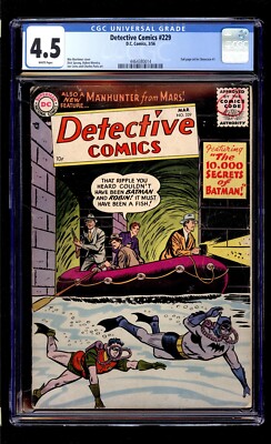 Detective Comics #229 1956 CGC 4.5 VG+ White High Definition Scans** | eBay