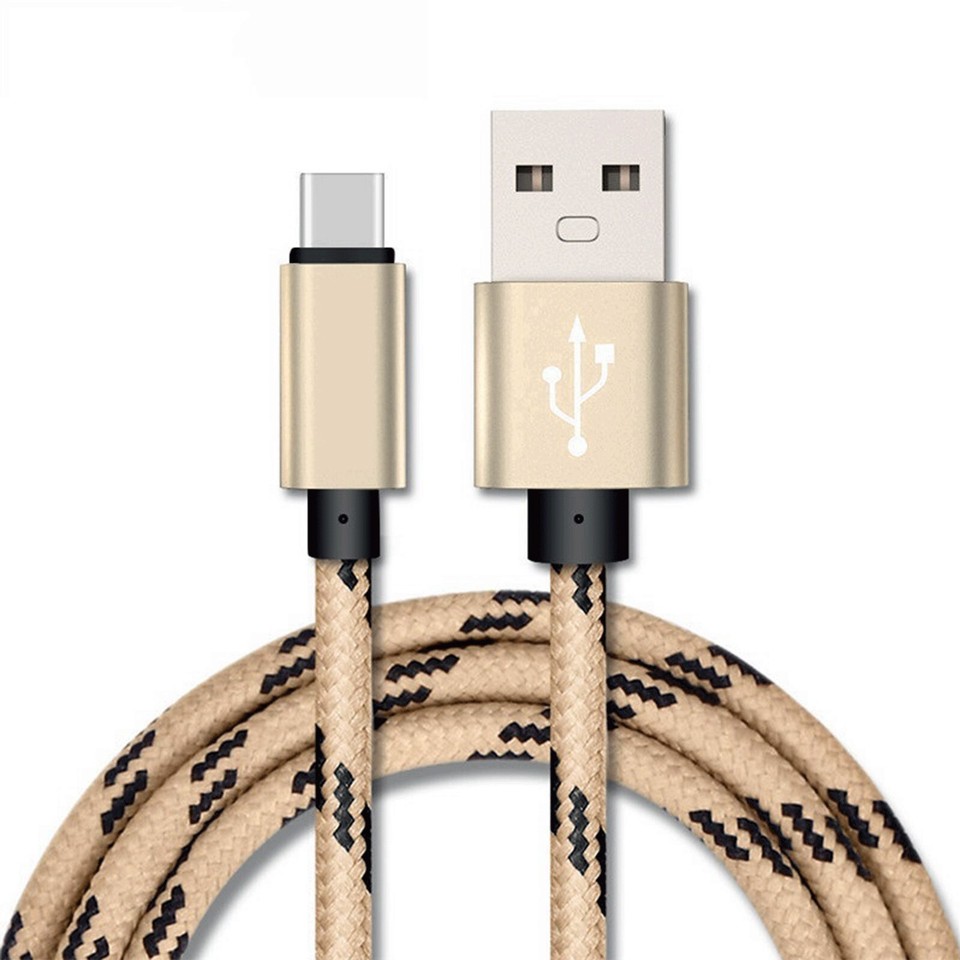 Heavy Duty Charging Phone Cable Type-C USB-C For iPhone Samsung Android ...