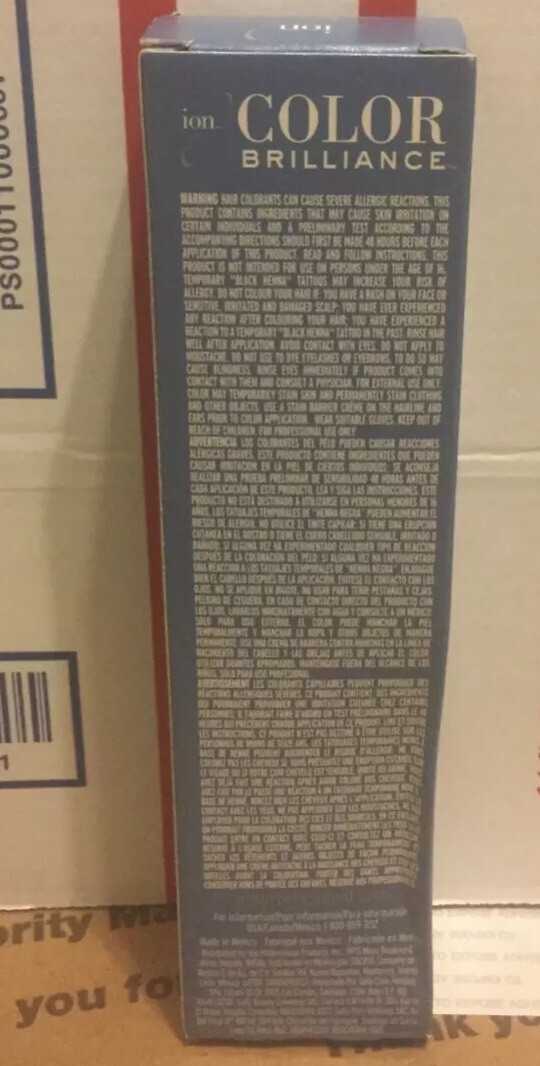 Ion Brilliance Hair Color Chart