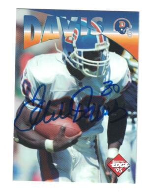 Terrell Davis Signed Autographed 1995 Collector's Edge Card Denver ...