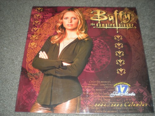 BUFFY THE VAMPIRE SLAYER - BRAND NEW & SEALED 2001/2002 CALENDAR - S.M ...