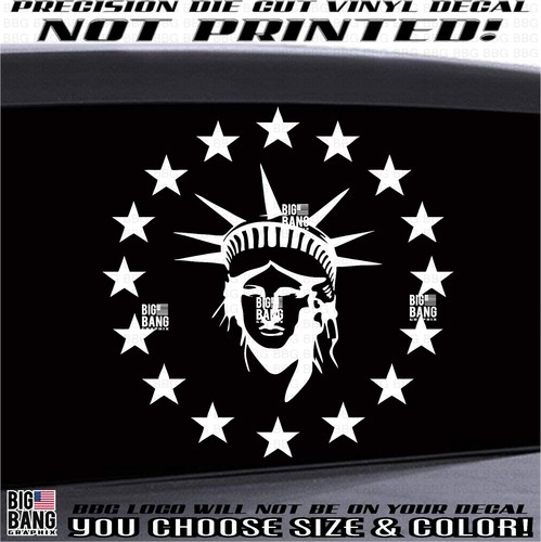 Statue of Liberty Sticker Vinyl Decal New York City USA NYC Wall Car ...