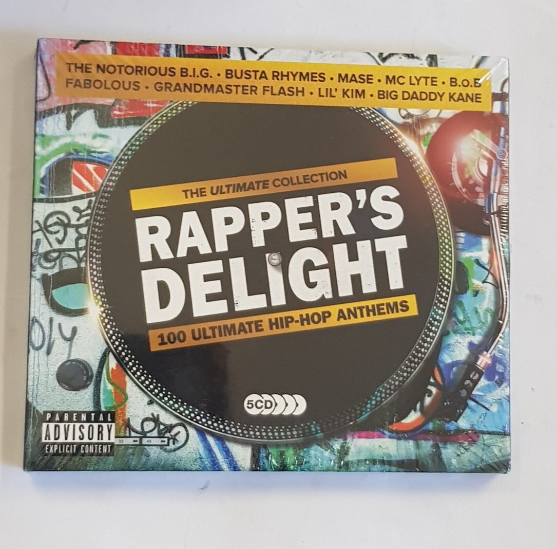 THE ULTIMATE COLLECTION - RAPPER'S DELIGHT ( 5 DISC BOXSET 2019) NEW N ...