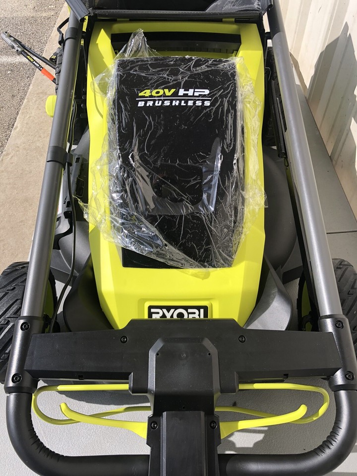 Ryobi RY401180 40V HP Brushless 20" Cordless Self Propelled Mower (Tool ...