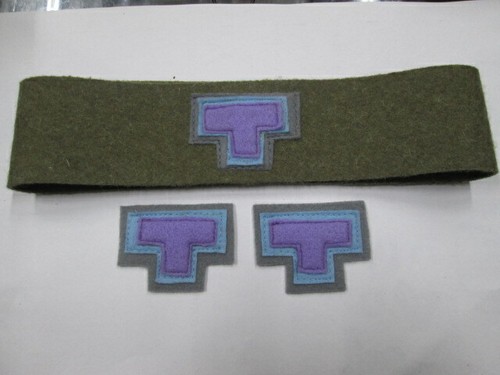 WW2 2/24th AIF Battalion plain wool pug and patch set | eBay Australia