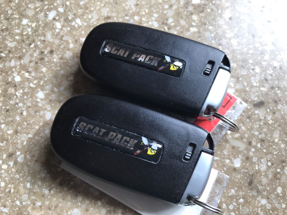 Scat Pack Challenger/Charger Key Fob Badges (set of 2) | eBay
