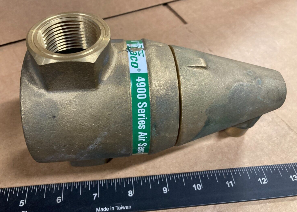 Taco Air Separators TACO 49 100T 2 BRASS 4900 SERIES AIR SEPARATOR 1"