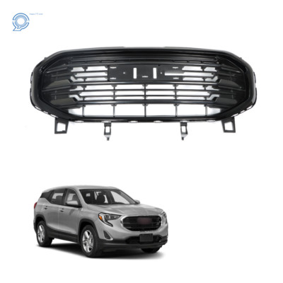 Front Bumper Upper Grille Grill Glossy Black Fit For GMC Terrain 2018 ...