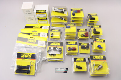 43 Pc. Lot: JEGS Fittings, Fuel Pressure Regulators, Fuel Lines & More ...