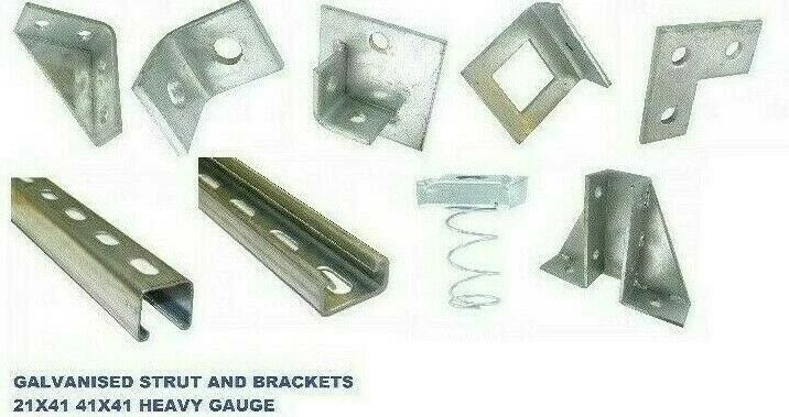 Strut Bracket, 4-Hole 45 Degree Angle, 50% OFF