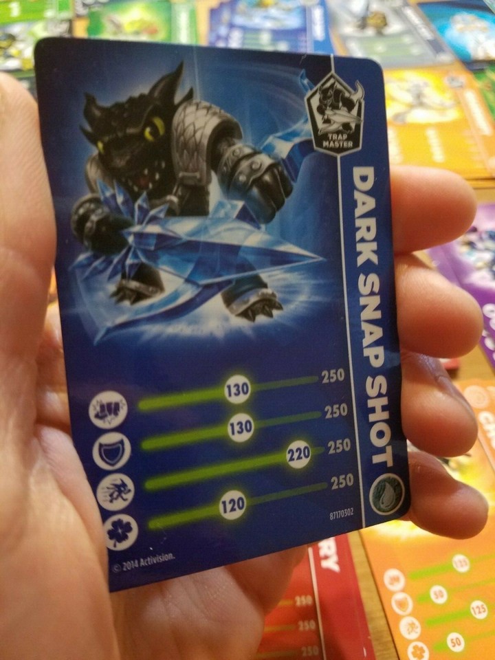 Skylanders Trap Team Giants Spyro's Adventure Swap Force Trading Cards ...