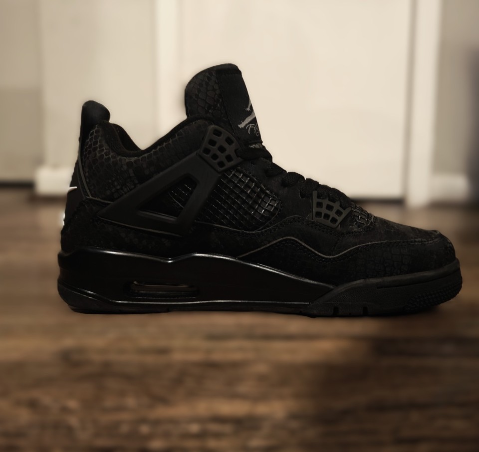 Nigel Sylvester x Jordan 4 Black Mamba Men's Size 8.5 US Shipping!!! | eBay