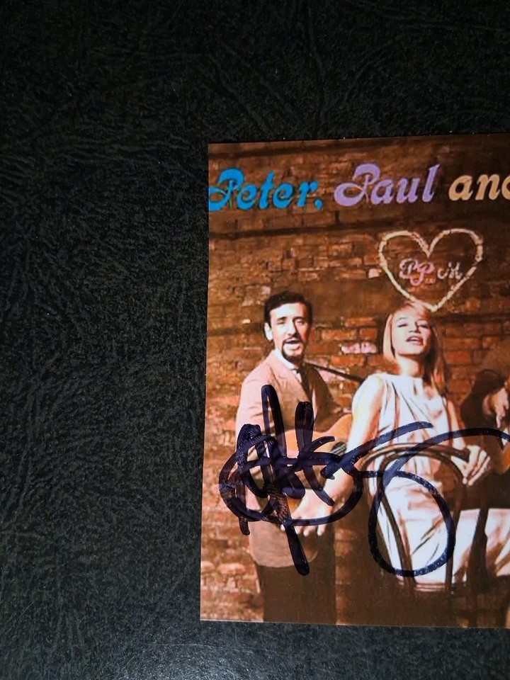 PAUL STOOKEY Hand Signed Autograph 4X4 PHOTO = FOLK SINGER - PETER ...