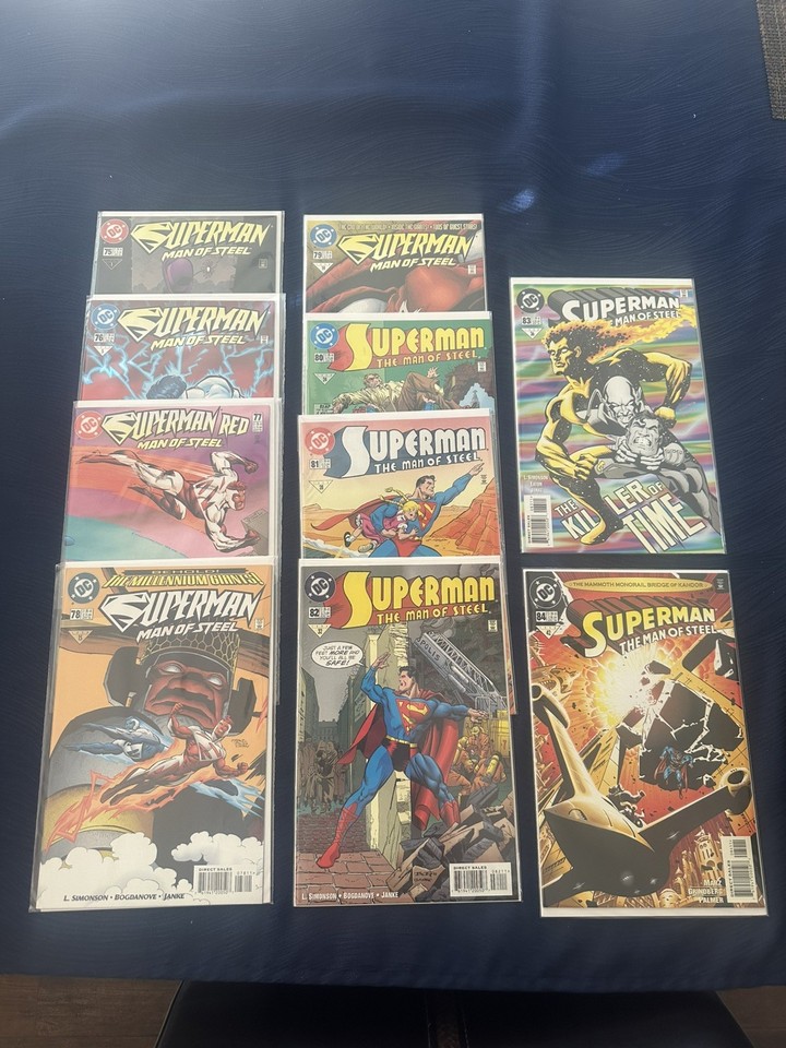 DC Superman The Man of Steel (1991) Lot of , #1-90 and 6 issues of ...
