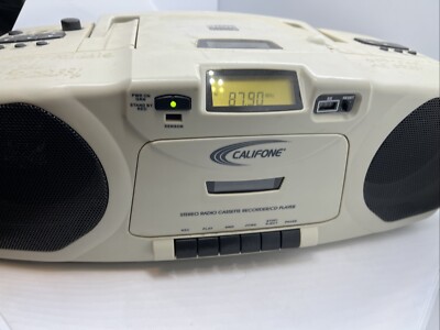Califone 2385AV-02 CD Player AM/FM Stereo Radio Cassette Untested | eBay