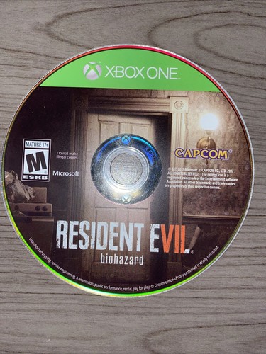 Resident Evil 7 Biohazard-Microsoft Xbox One-Disc Only-Tested-Fast Free ...