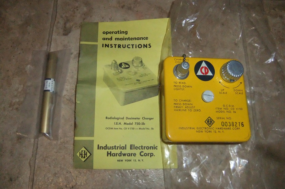 New In Box!! CDV-750 Civil Defence Surplus High Range Dosimeter w ...