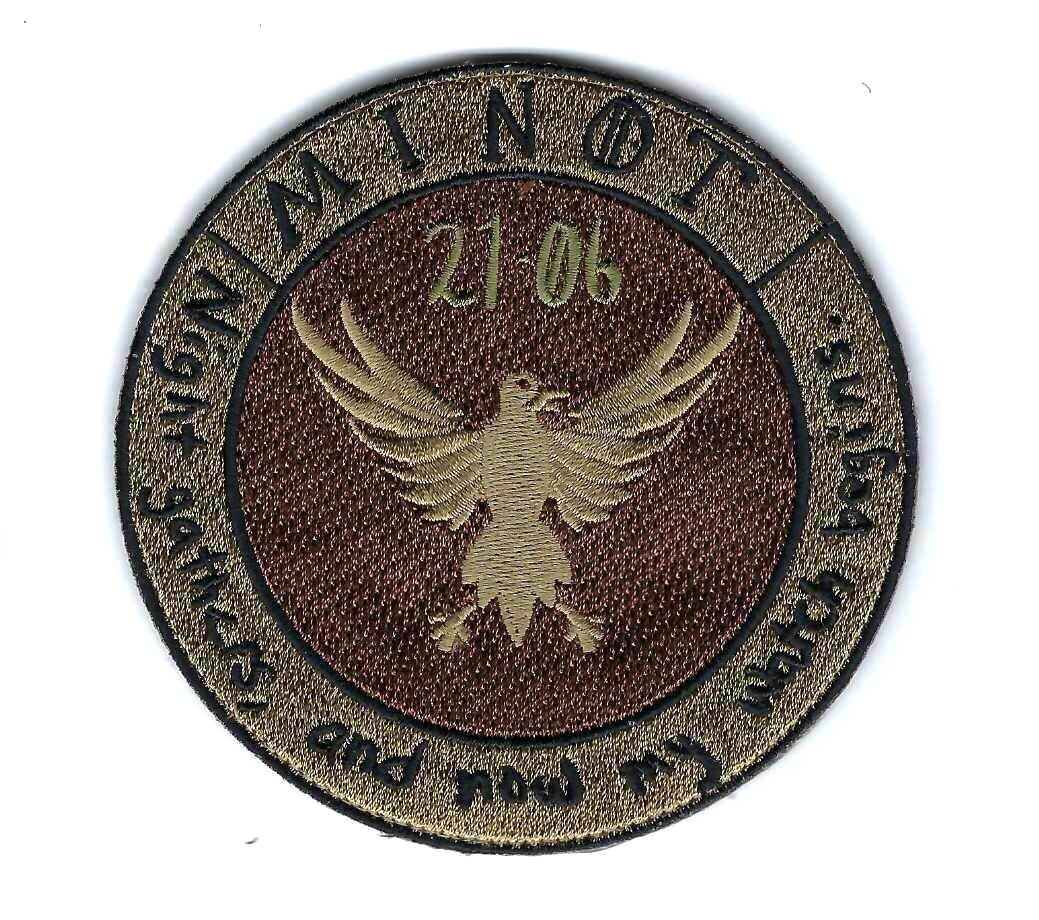 PATCH USAF MINOT 21-06 NIGHT GATHERS AND NOW MY WATCH BEGINS | eBay