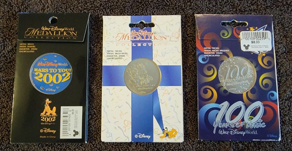 Lot of Disney Collectible Coins - Unopened - Disney Decades and ...