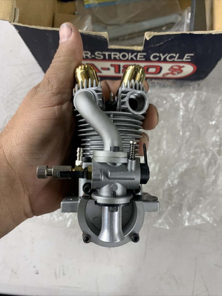 Saito Engine - Saito FA-120 S Hemi-Head four stroke - NIB With Mount | eBay