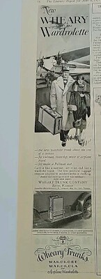 1927 Wheary Trunk Company Wardrolette Trunk vintage ad | eBay