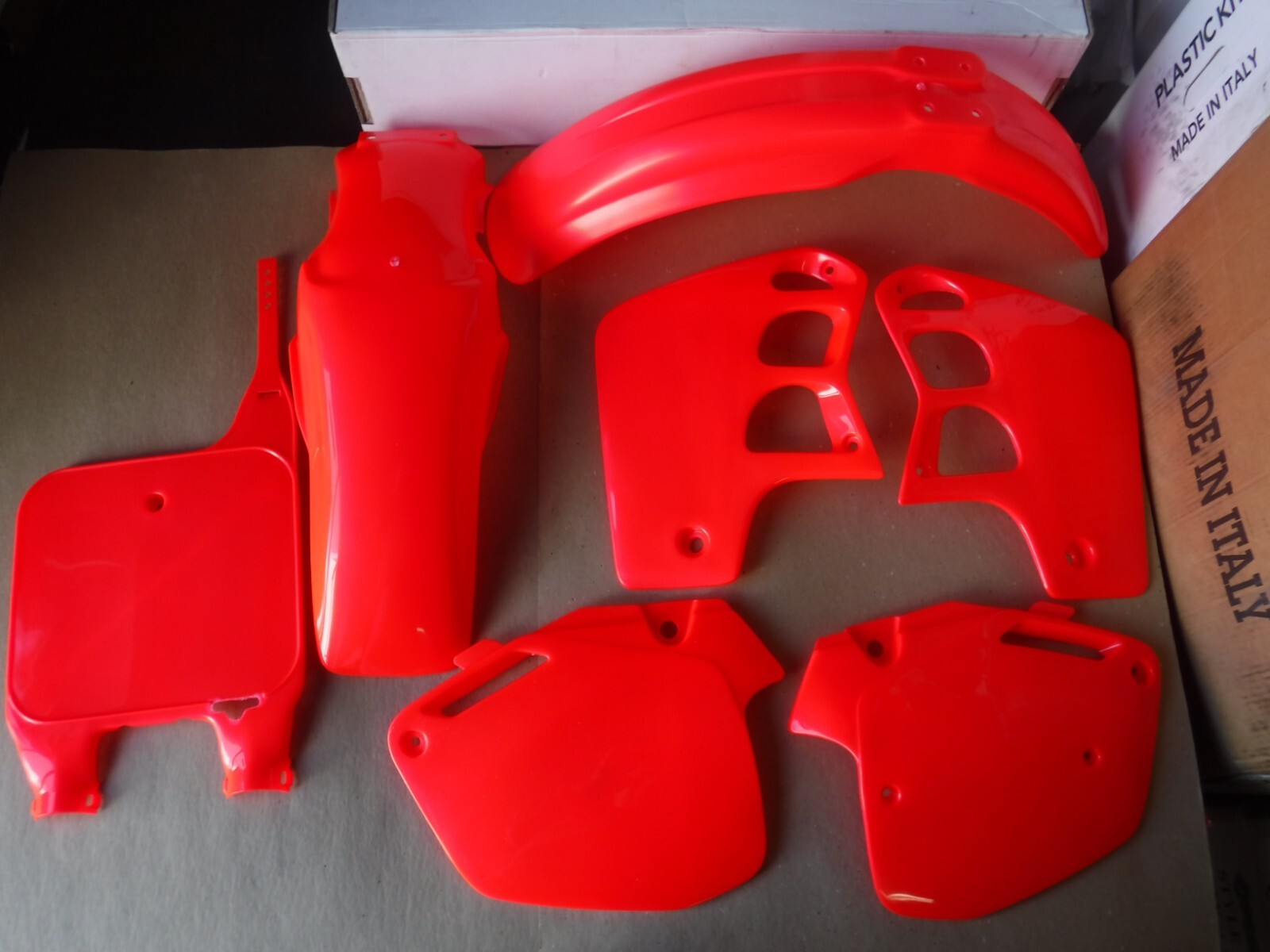 POLISPORT PLASTIC KIT HONDA CR500 CR500R PLATES SHROUDS FENDERS 1991 ...