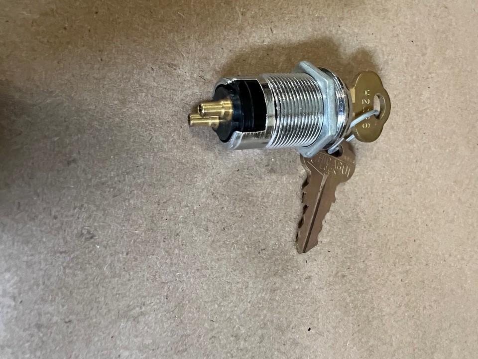 On/Off Electrical Switch Lock W/ Keys and Chrome Bezel | eBay