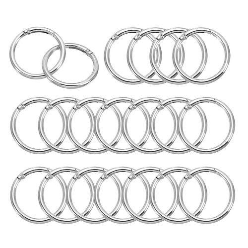20Pcs 48mm Spring O Rings Clasp Clip Trigger Snap Spring Keyrings ...