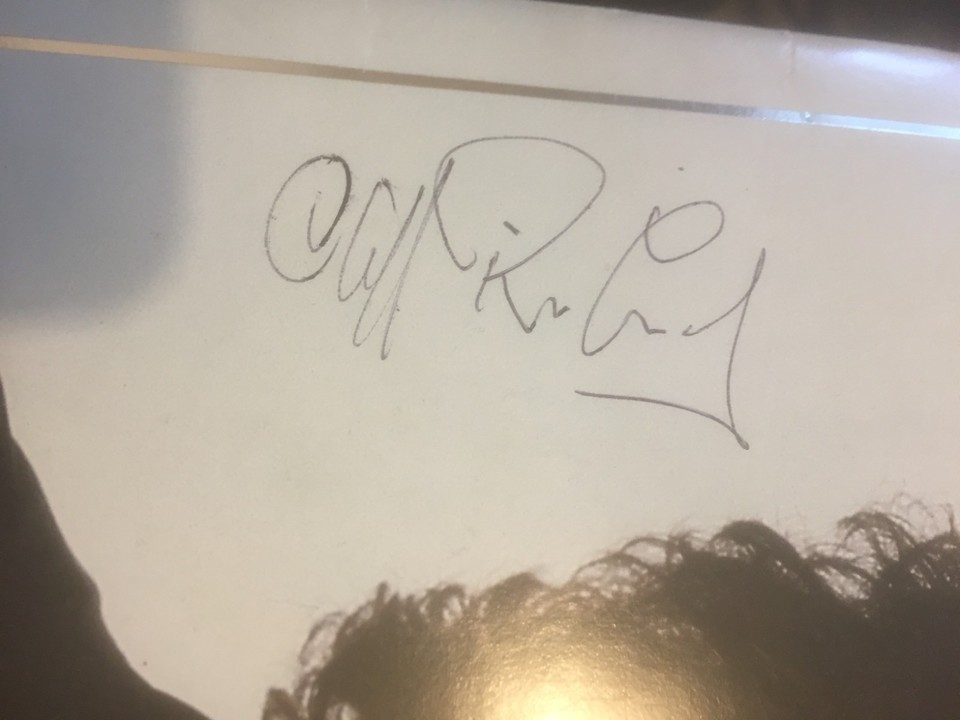 Cliff Richard autographed Silver tour programme with Elton John ...
