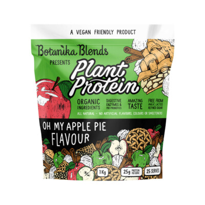 Botanika Blends Plant Protein Powder Oh My Apple Pie 1KG Vegan | eBay ...