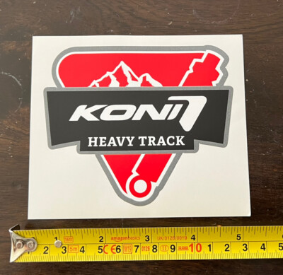 KONI shocks heavy track Decal Sticker offroad trails overland racing ...