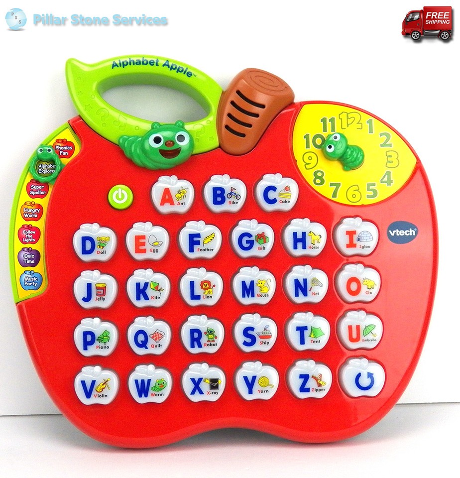 Vtech Alphabet Apple Learning Educational Toy Preschool Electronic Game ...