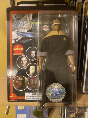 Star Trek-Mego: TNG Custom Generations Geordi Laforge w/ Card 8” Figure ...