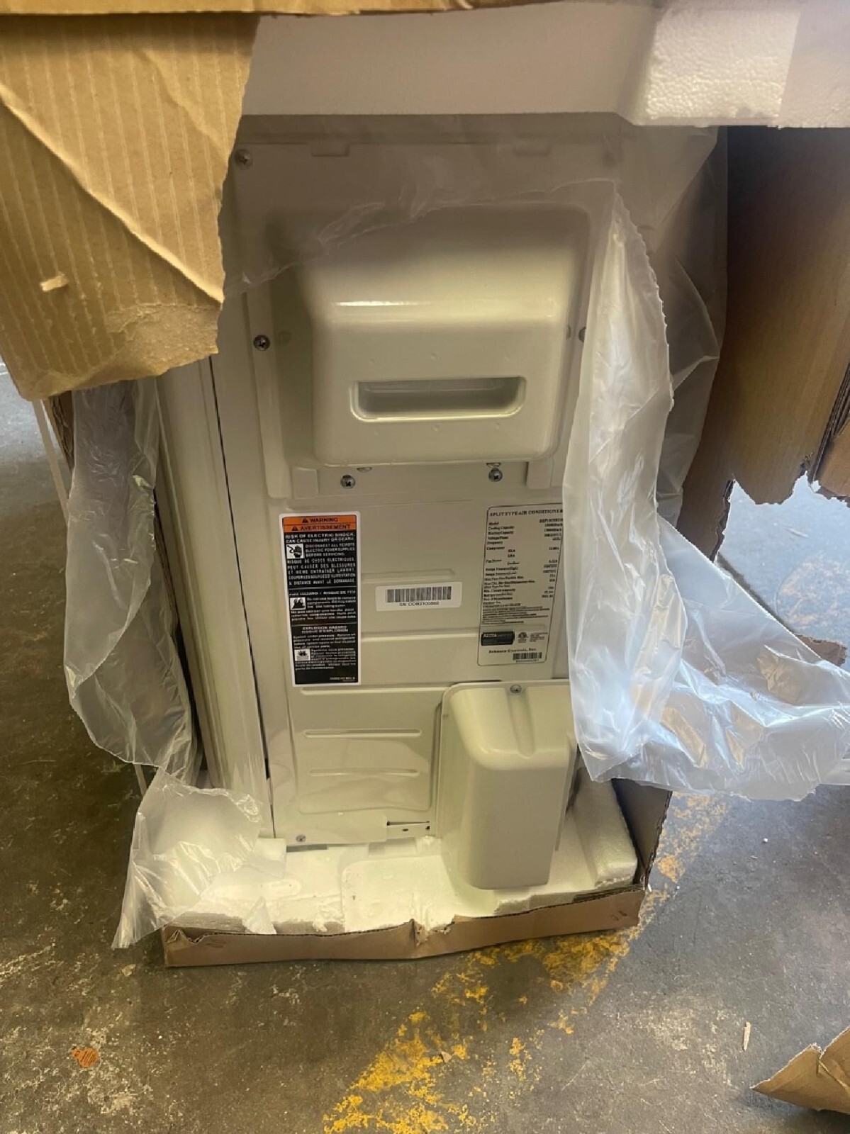 Johnson Controls Air Conditioning System 1.5 Ton Outdoor Unit ...