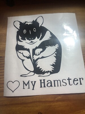 Hamster Vinyl Decal | eBay