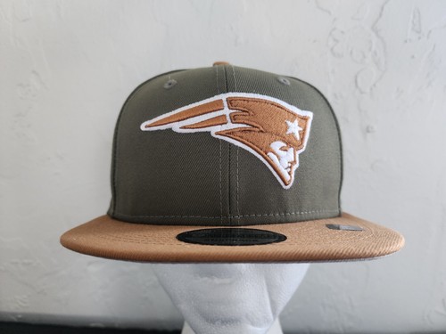 New Era NFL New England Patriots Color Pack Snapback Hat Olive Tan OSFM ...