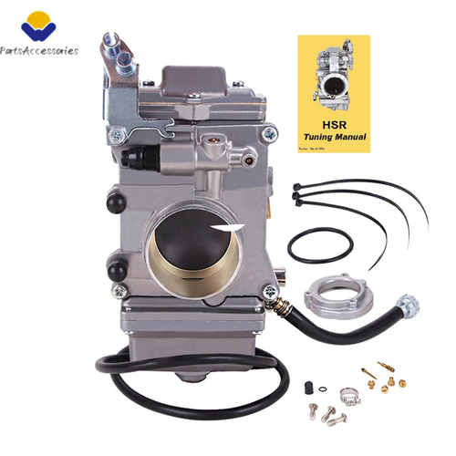 New Smoothbore Carburetor Fit Mikuni HSR45 45mm Carb EVO Twin Cam ...