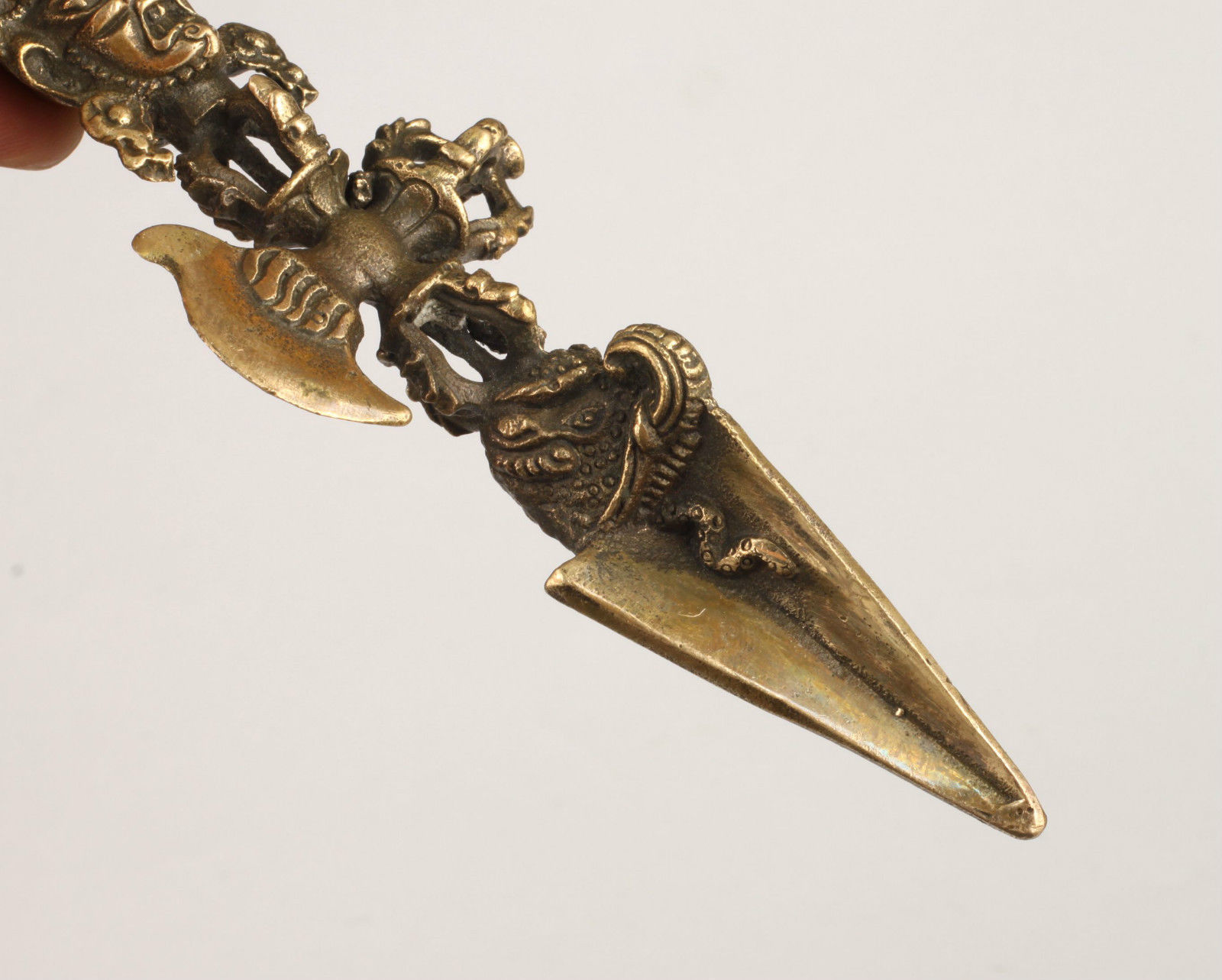 Vintage Collection Old Handmade Brass Buddhist Statues Exorcism Tools ...